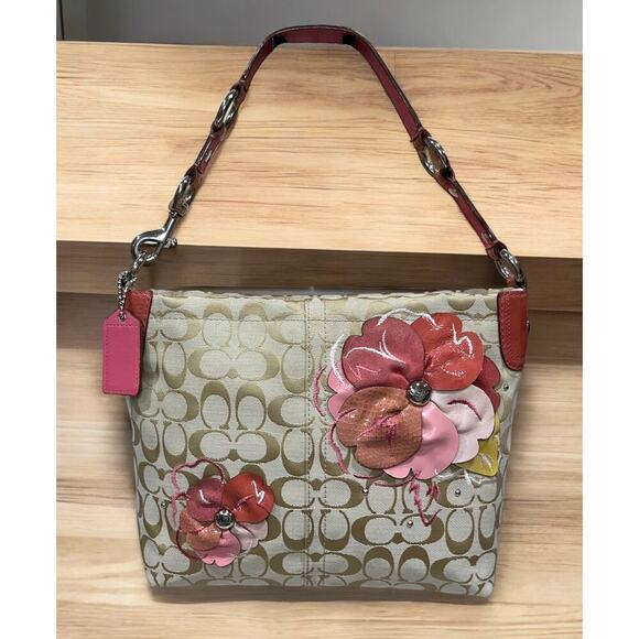 Coach | Bags | Coach F6879 Signature Bleecker Floral Carly Bag | Poshmark